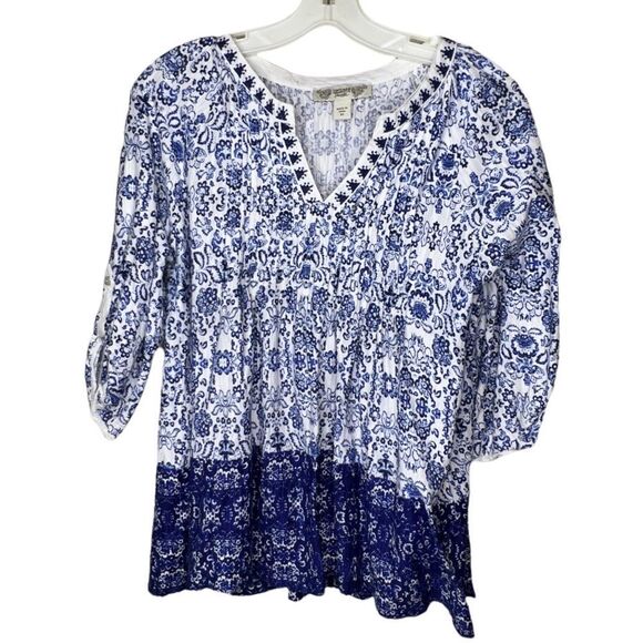 Vintage America | Tops | Vintage America Blues Top | Poshmark